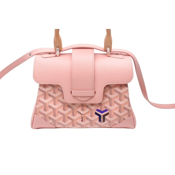 Goyard | Bags | Goyard 2way Pink Saigon Handbag Mini Powder Bag | Poshmark